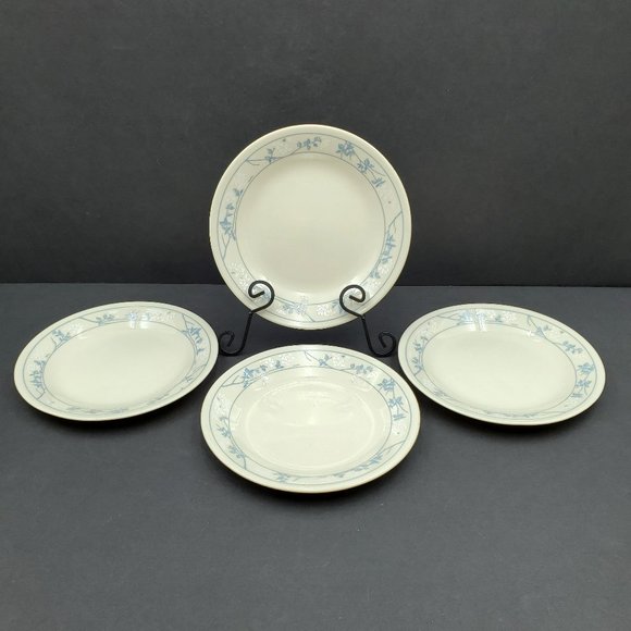 Corelle | Dining | Corelle First Of Spring Dessert Bread Plates Blue ...